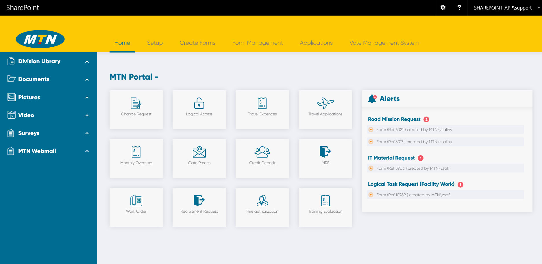 Integrated Digital Systems - IDS | MTN WORKFLOW PORTAL